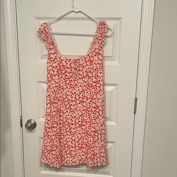 wild fable | Dresses | Wild Fable Red Heart Pattern Top | Poshmark